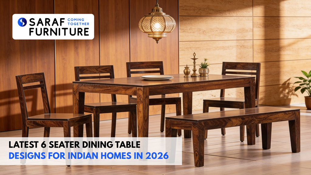 Latest 6 Seater Dining Table Designs