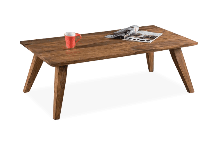 Solid Wood Buck Coffee Table Stone – Saraf Furniture