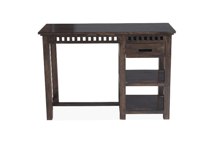Buy Solid Wood Kuber Writing Study Table Online | New Launches Study ...