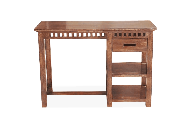 Buy Solid Wood Kuber Writing Study Table Online | New Launches Study ...