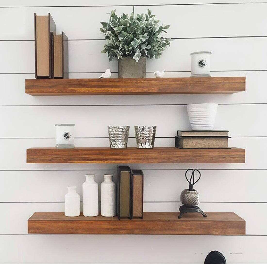 Solid Wood Wall Shelf – Saraf Furniture