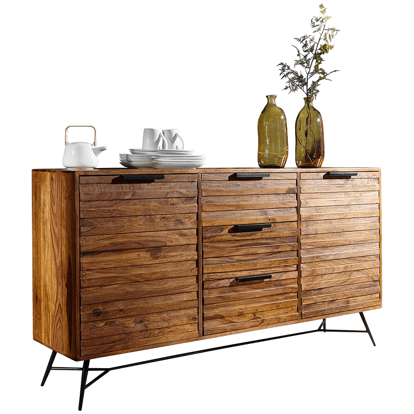 Buy Solid Wood INDIANA Lass Sideboard Online | New Launch TV Units | TV ...