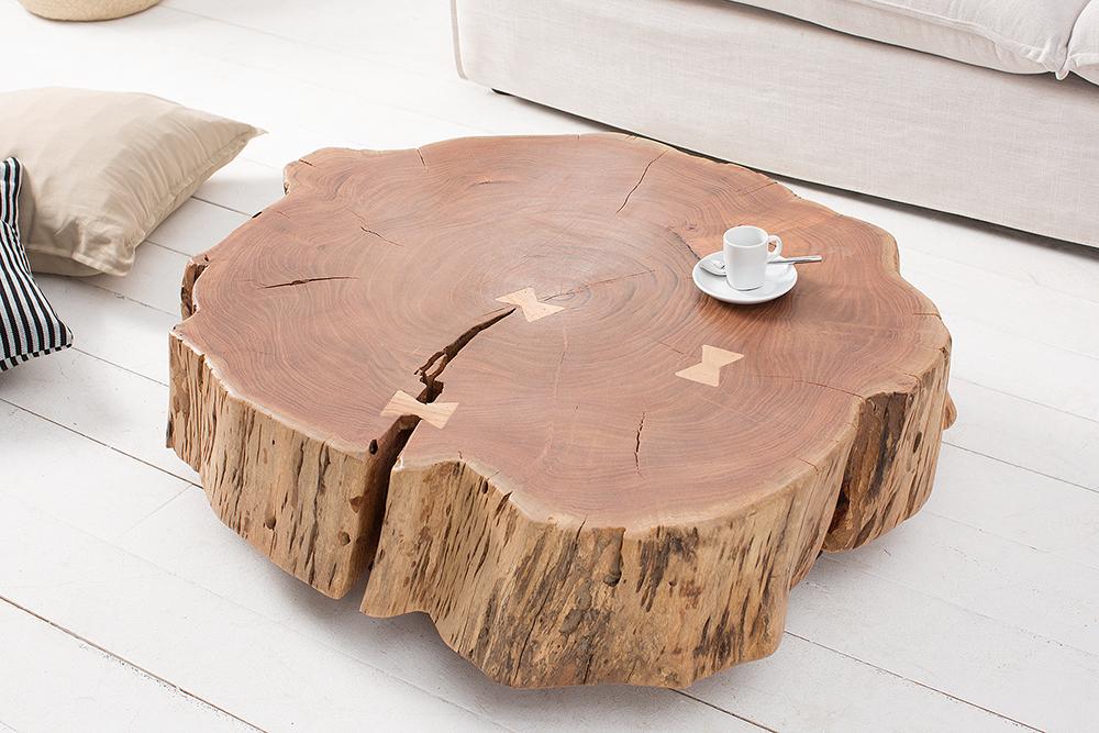 Buy Solid Wood INDIANA Roll GRAND Coffee Table Online | New Launch TV ...