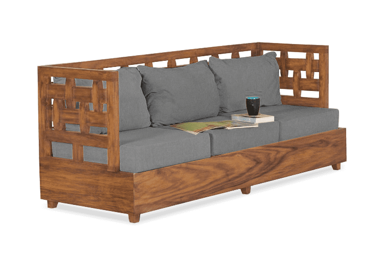 Genuine sheesham solid wood made New kuber 3 seater sofa for sale at ...