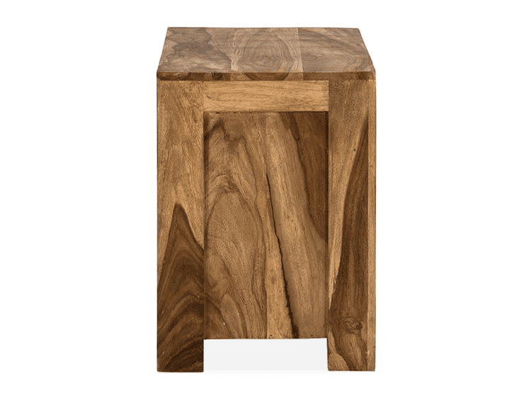 Buy Solid Wood Bust Bedside Table Online in India - Wooden Side Table ...