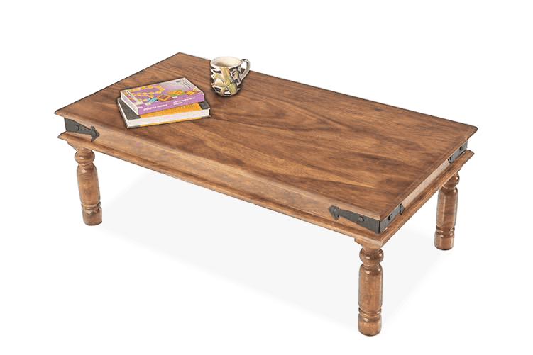 Jaipur Coffee Table - Indian Solid Sheesham Wood Furniture – Saraf ...