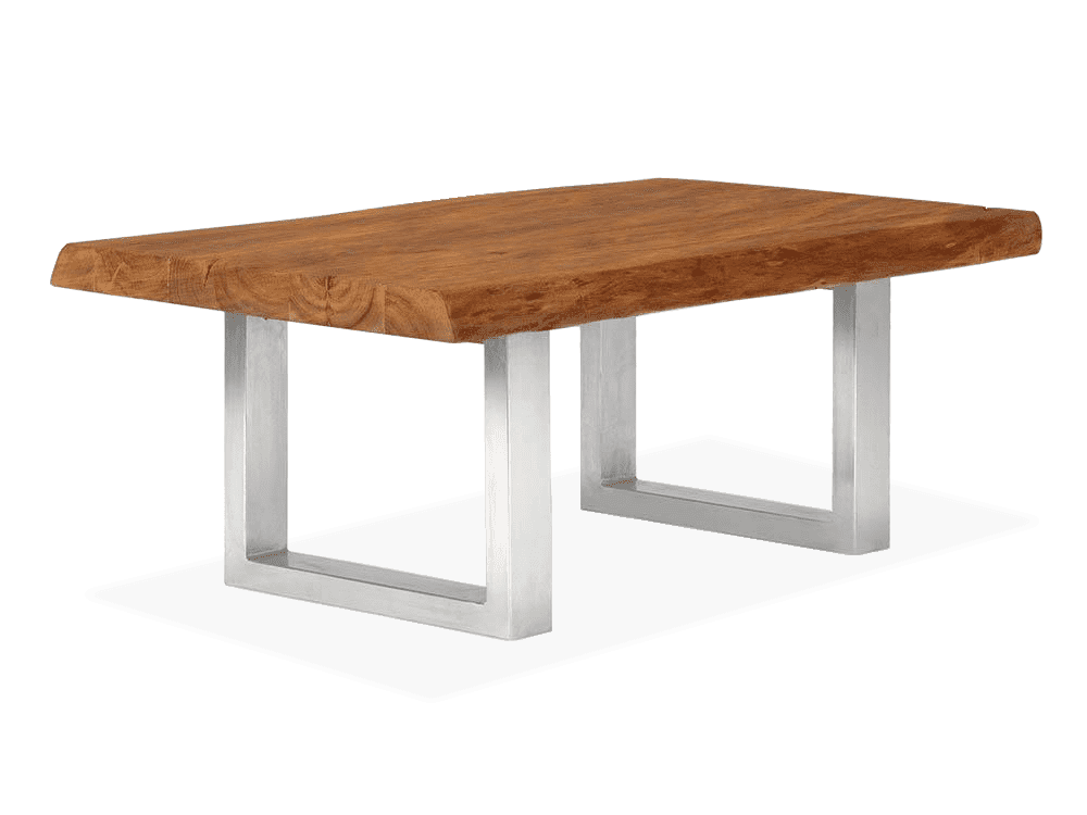Buy Solid Wood INDIANA Shine Coffee Table with Shelf Online | New ...