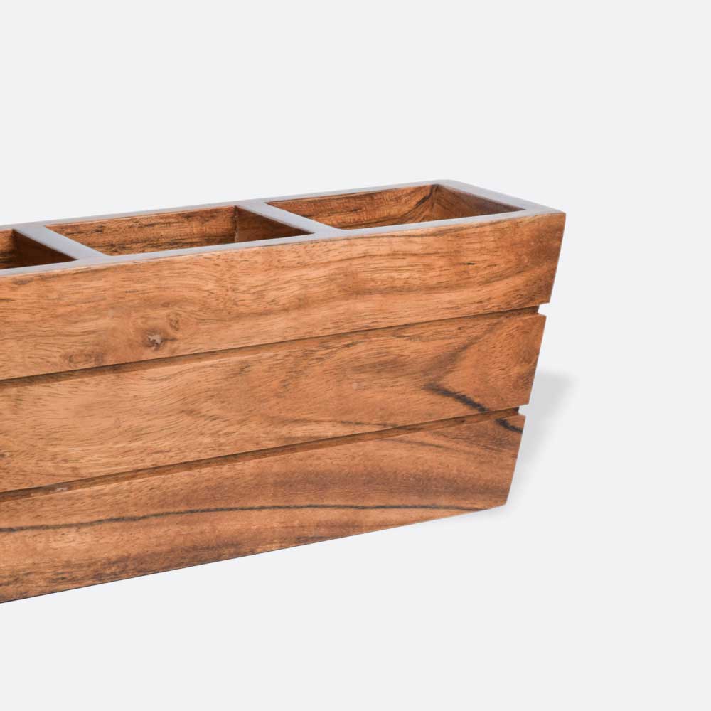 Buy Solid Wood Boat Cutlery Caddy/Holder Online | New Launches ...
