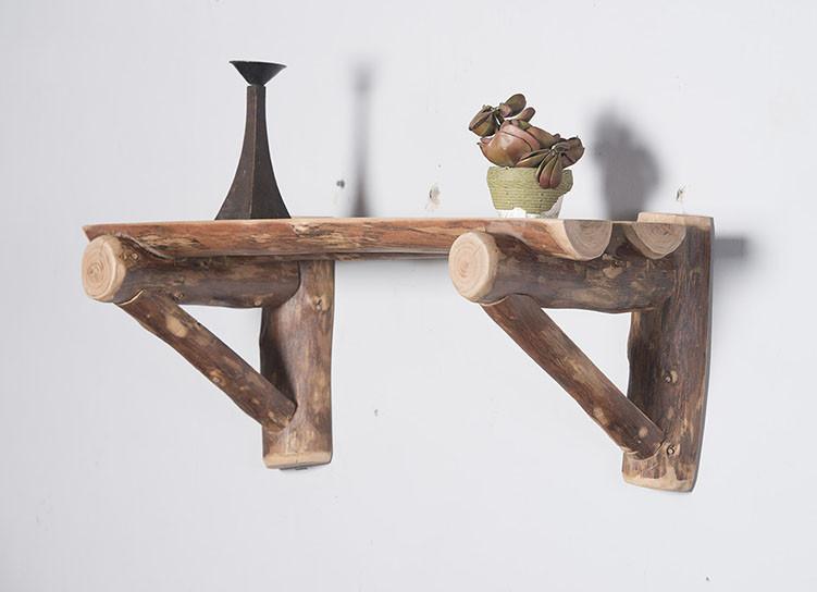 Solid Wood Log Wall Unit D – Saraf Furniture