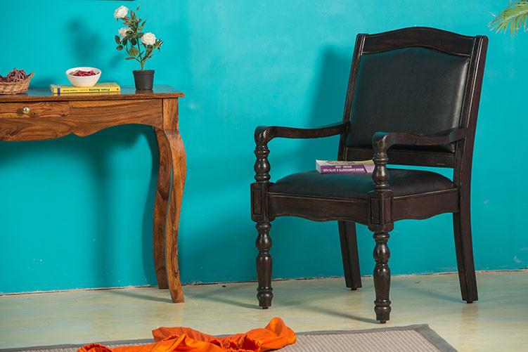 Buy Solid Wood Jaipur Easy Chair in India - Latest Sofa Designs ...