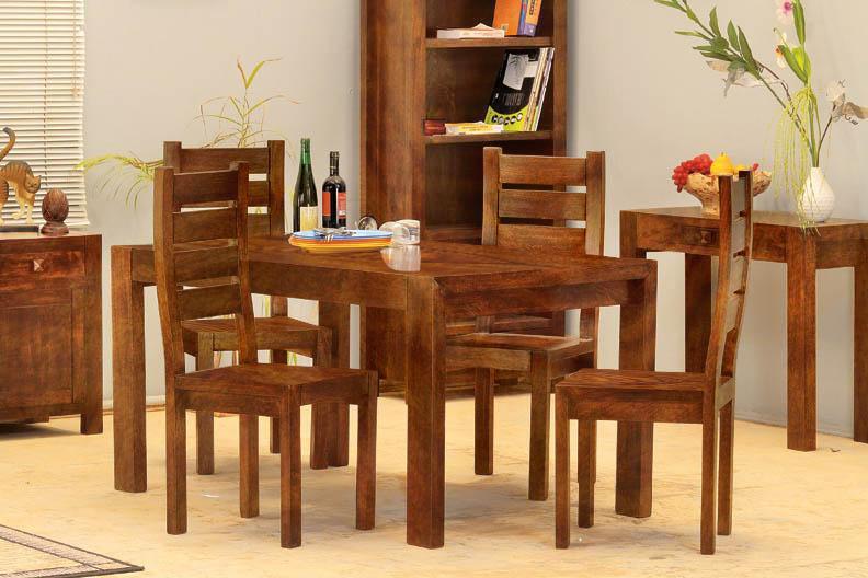 Cubex Dining Set - Solid Wood Furniture , Buy Dining Table Online ...