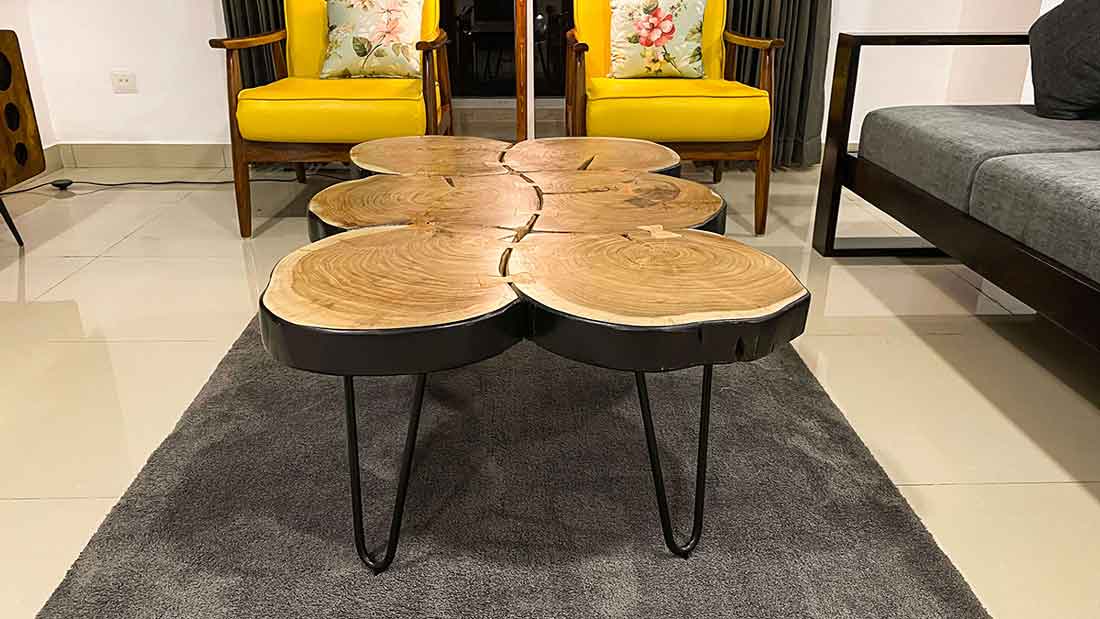 Buy Solid Wood INDIANA SHADE Coffee Table Online | New Launch TV Units ...