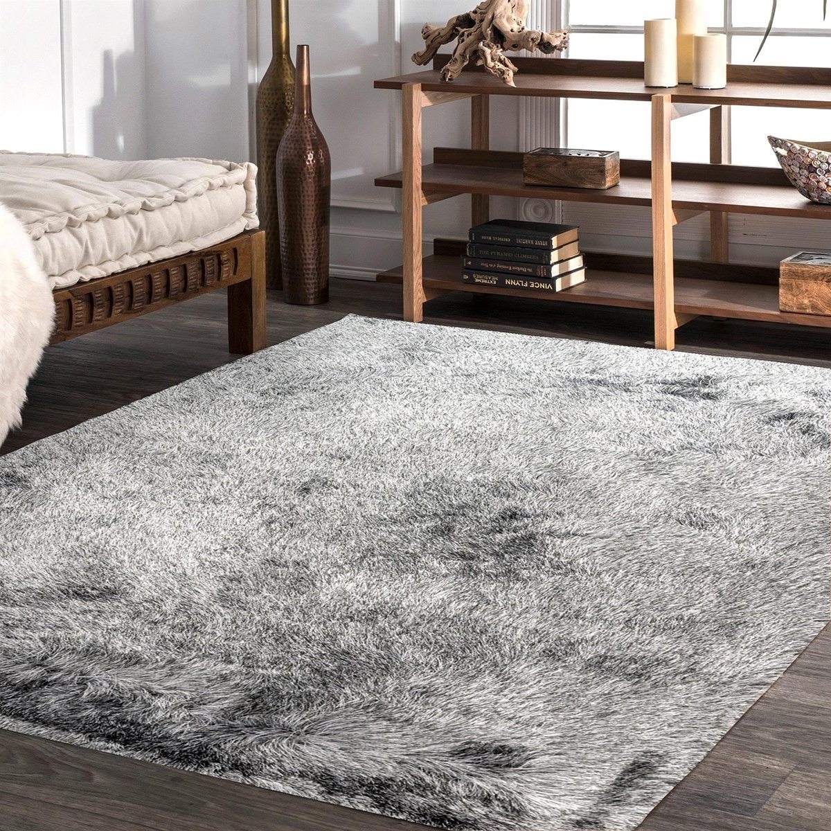 Best buy Paradise Charcoal Table Tufted Carpet with Latex Backing ...