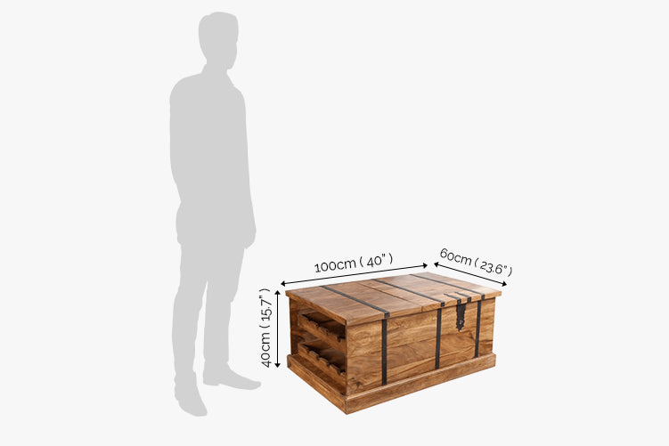 Solid Wood Country Wine Box Bar – Saraf Furniture