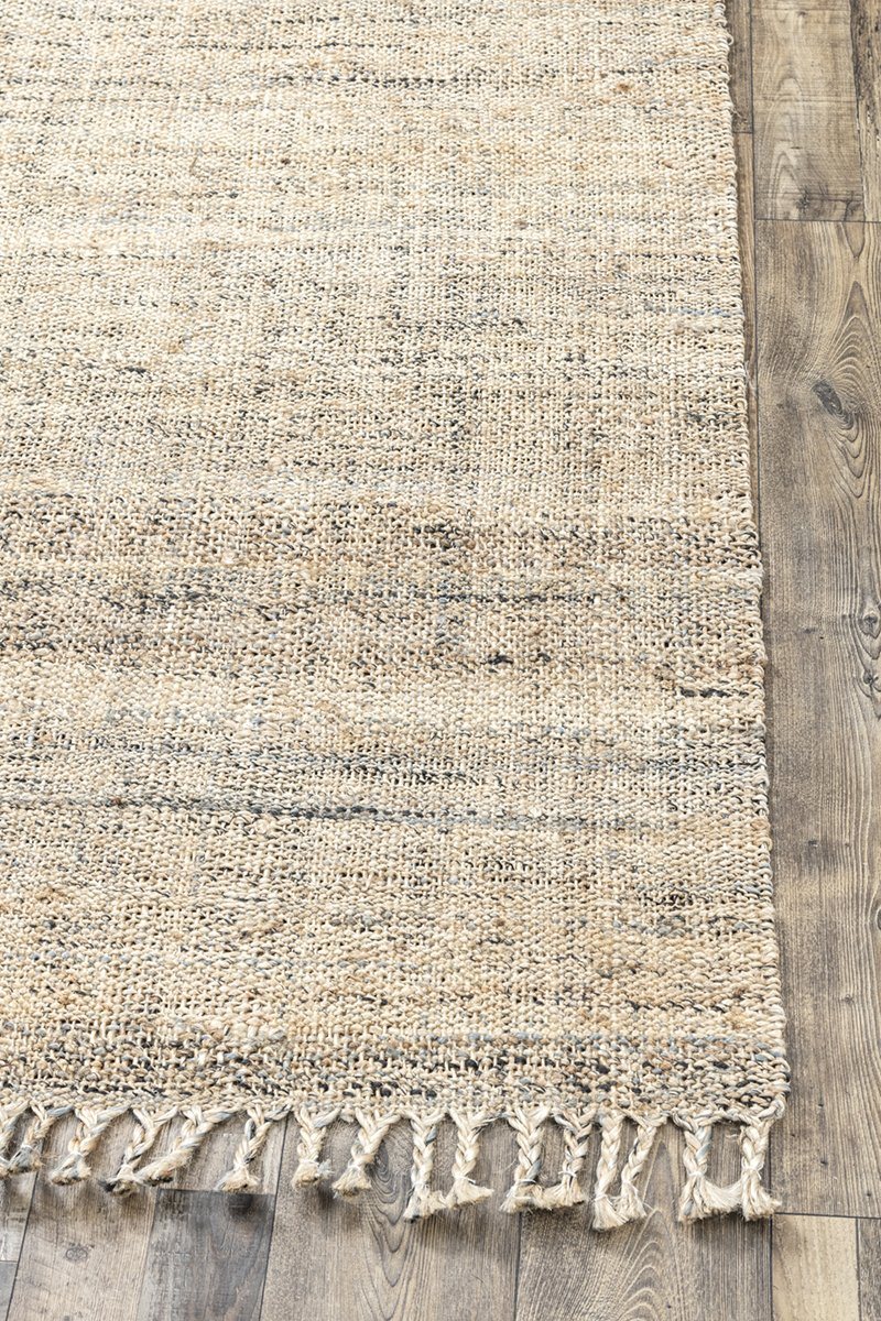 Buy Zap Natural Jute Handwoven Panja Dhurrie online at Saraf furniture ...