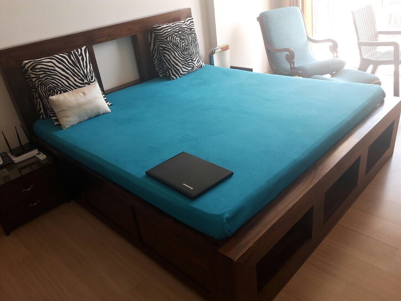 Cube Bed - Solid Wood Furniture Online , Buy Beds Online – Saraf Furniture